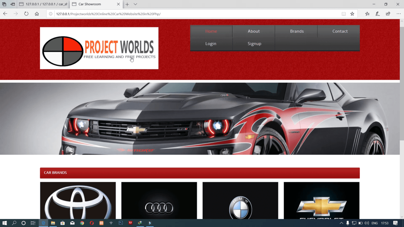 Car Selling and Showroom Management System Using PHP and MySQL | Projectworlds Store