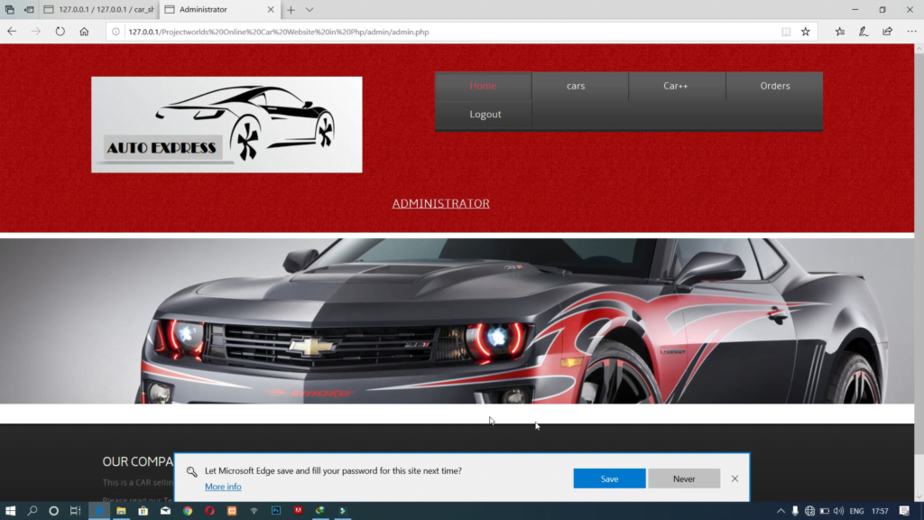 Car Selling and Showroom Management System Using PHP and MySQL ...