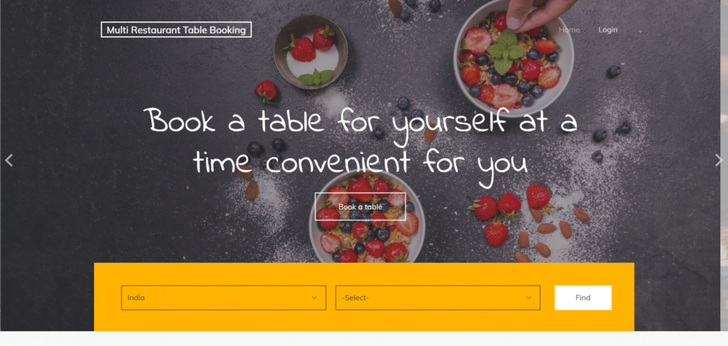 Online Restaurant Table Booking System in Php with MySQL | Projectworlds Store