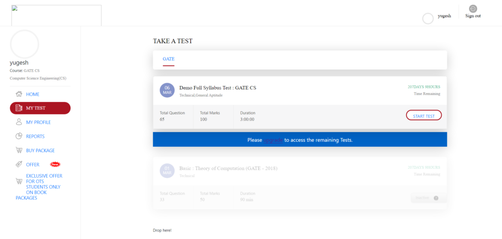 Online Examination System Project in Django | Projectworlds Store
