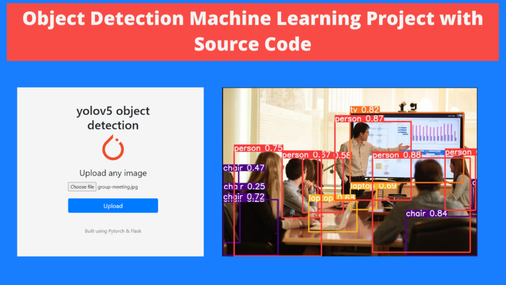 Object detection Python Machine Learning Web App | Projectworlds Store