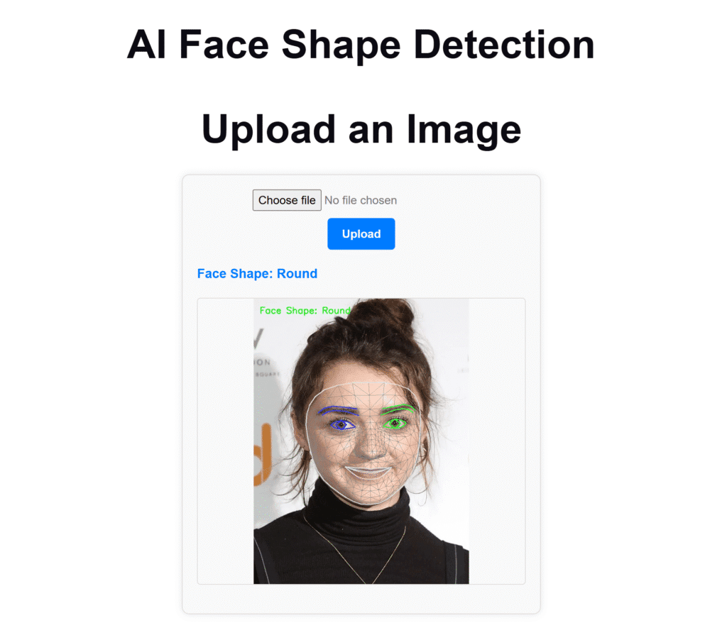 Ai Face Shape Detection Project Python | Projectworlds Store