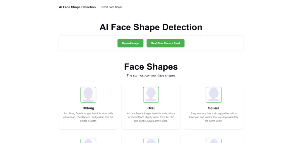 Ai Face Shape Detection Project Python Projectworlds Store