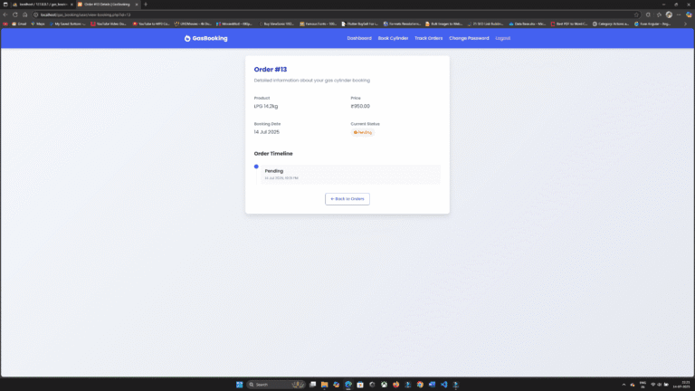 Online Gas Booking System Using PHP and MySQL | Projectworlds Store