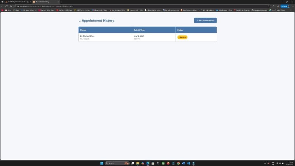 Doctor Appointment Booking System Project in PHP | Projectworlds Store